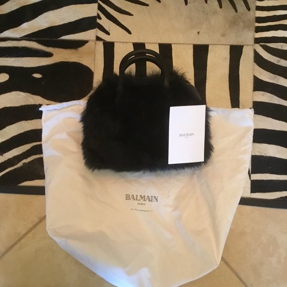Balmain | Bags | Balmain Fur Bag New 25000 | Poshmark